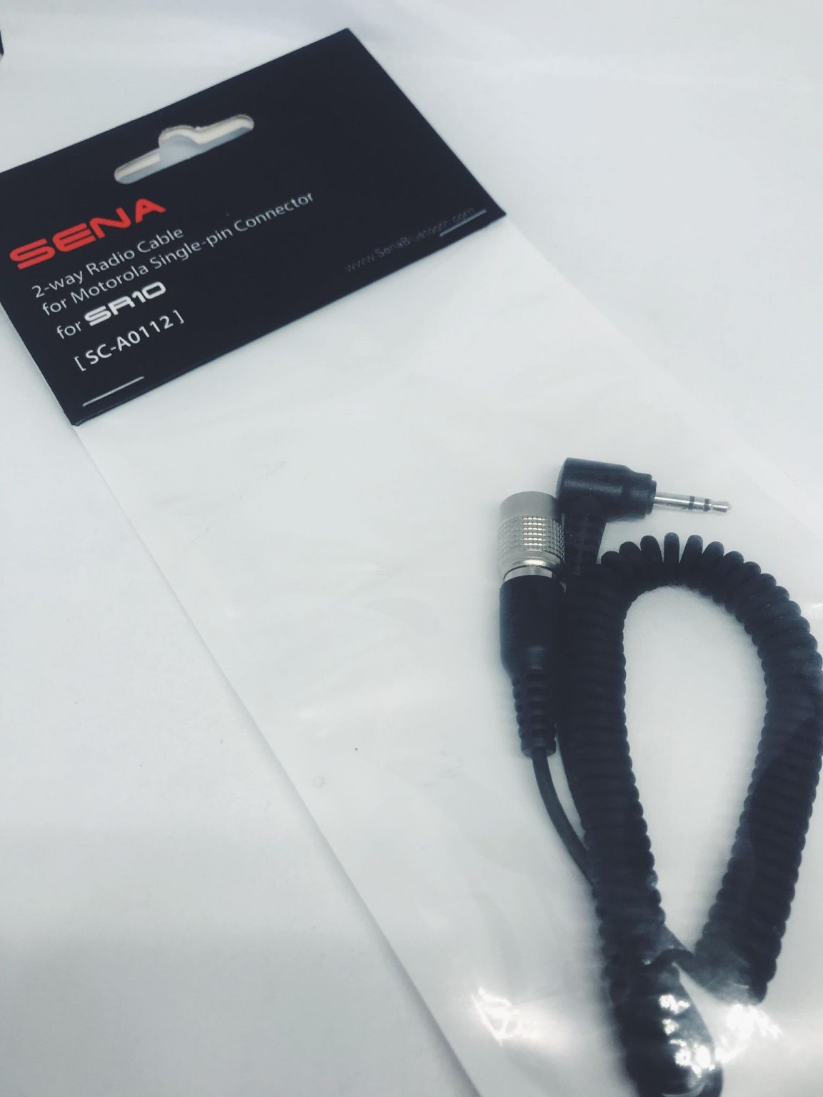 SENA SR10 two way radio cable connector (single pin) - NoiseGuard